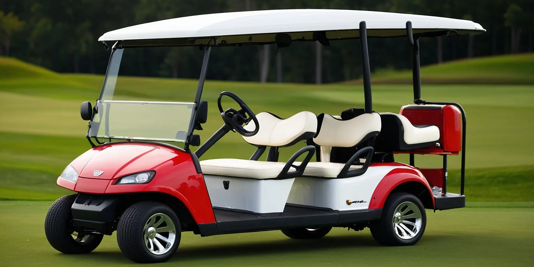 What customization options are available for the golf cart evolution ...