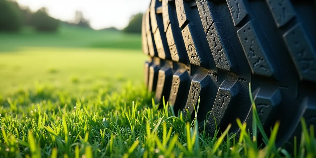 How does a tread pattern designed for golf courses improve ride quality ...