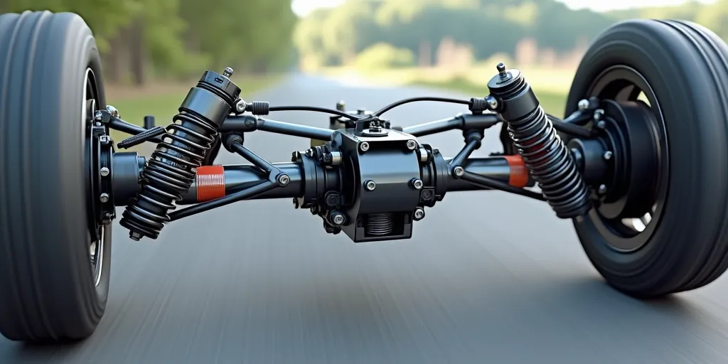 How does a golf cart axle contribute to the stability of the vehicle ...