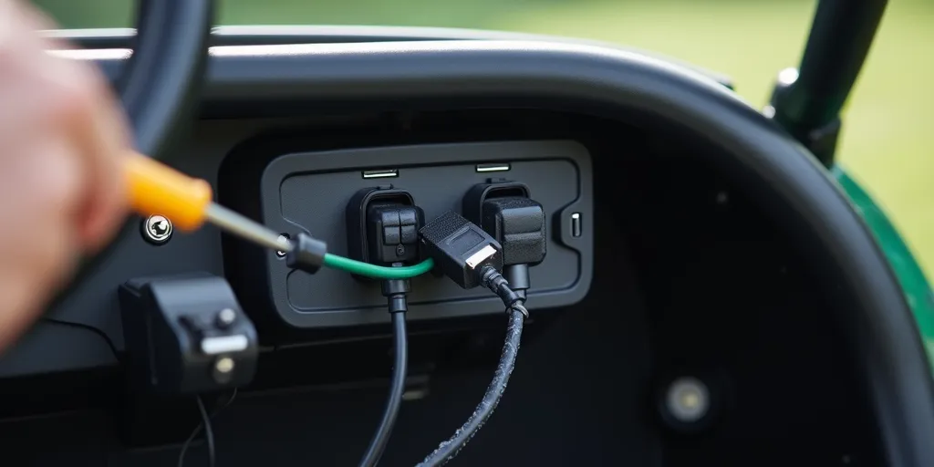 How to install a usb port in a electric golf cart? - Guild Golf Carts